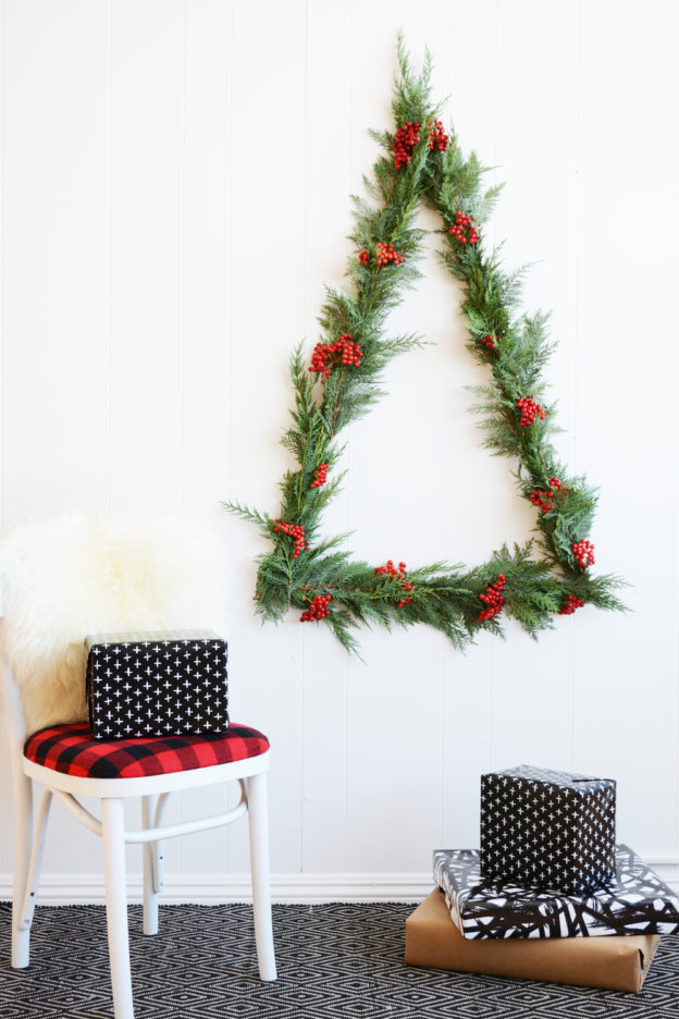 Modern Triangle Wall Christmas Tree | Oleander + Palm