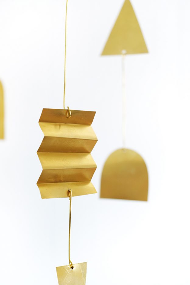 DIY Modern Brass Mobile | Oleander + Palm